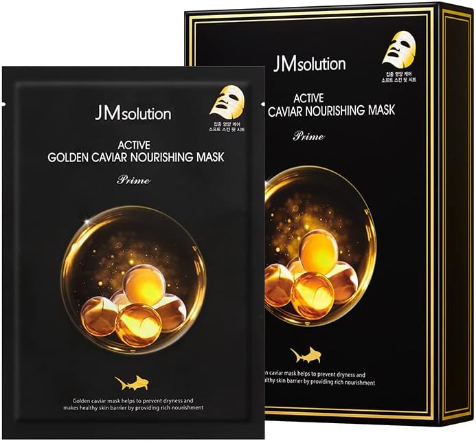 Amazon.com : JMsolution Active Golden Caviar Nourishing Mask - Korean Skincare Facial Mask ...