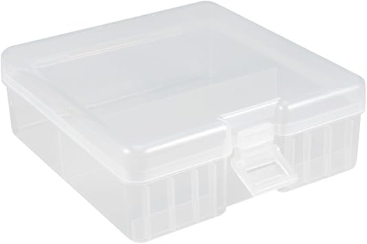 Amazon.com: uxcell Hard Plastic Large Battery Storage Box Holder ...