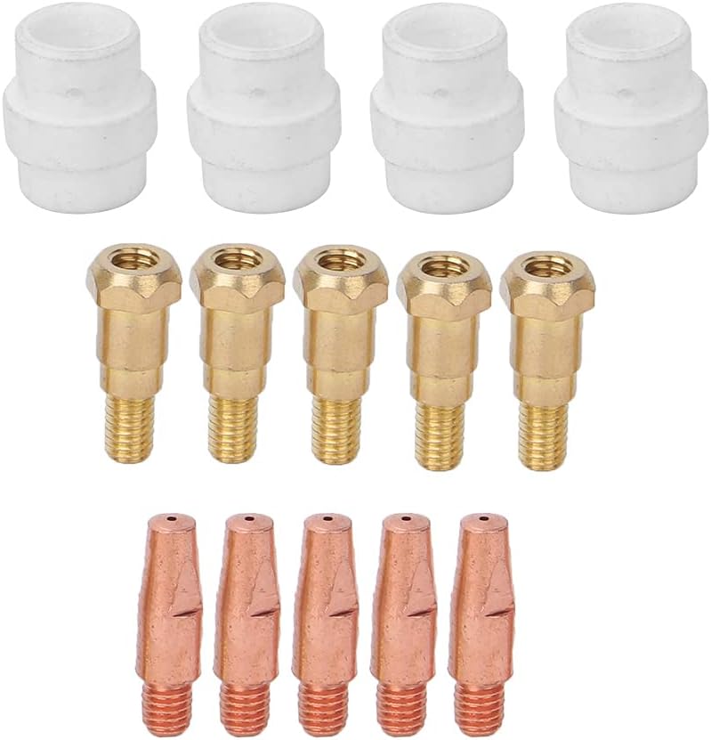 Bstxqty 14 Pcs Contact Tip Gas Diffuser Tip Holder Set Connecting Rod ...