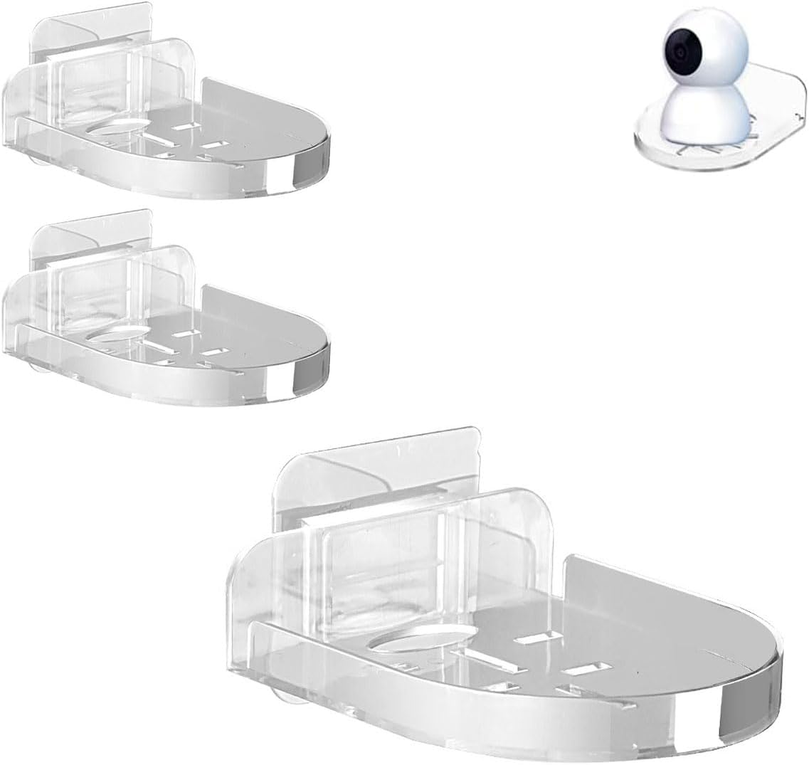 Amazon.com: MTNSPTCR 2 PCS No Drill Wall-Mount Shelf for Security ...