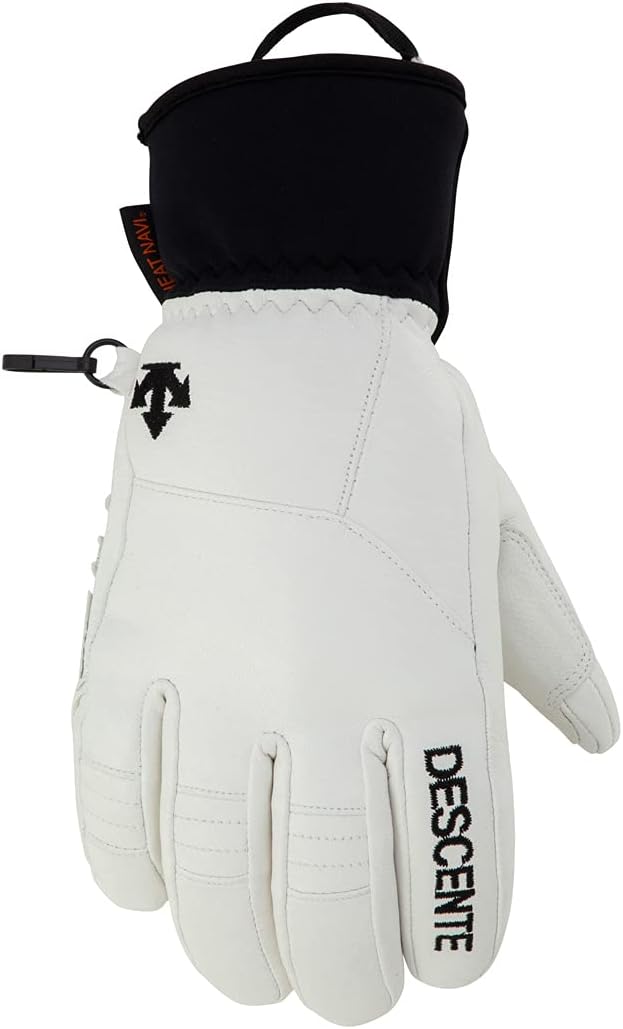 Amazon | デサント（DESCENTE） スキーグローブ DWASJD53 WHT （ホワイト/LL/Men's、Lady's） | DESCENTE(デサント) | グローブ