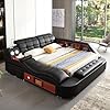 Amazon.com: WAQINBR Multifunctional King Size Bed Frame, Modern Luxury ...