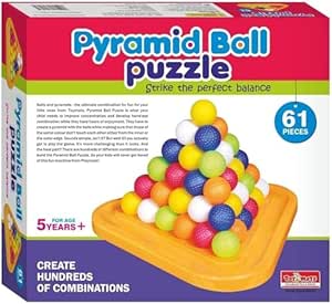 Pyramid Ball Puzzle 61 pcs Blocks Game : Amazon.in: Toys & Games