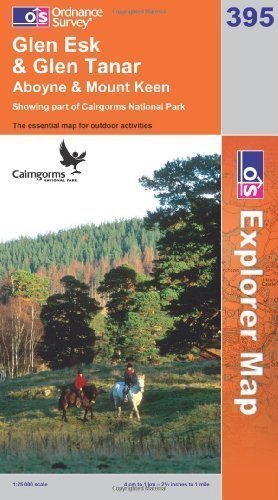 Glen Esk and Glen Tanar (OS Explorer Map Series): Aboyne & Mount Keen ...
