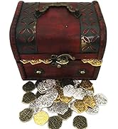 Amazon.com : Seven Seas Pirates Coins - Golden & Silver Doubloons with ...