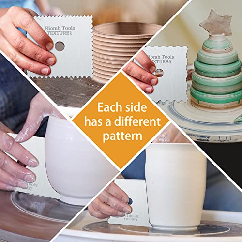 Riomh-9 Pcs Metal Pottery Profile Rib Bundle for Consistent Shape in ...