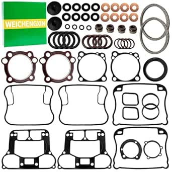 57 pcs Top End Engine Gasket Kit for Harley-Davidson Sportster 1200 ...