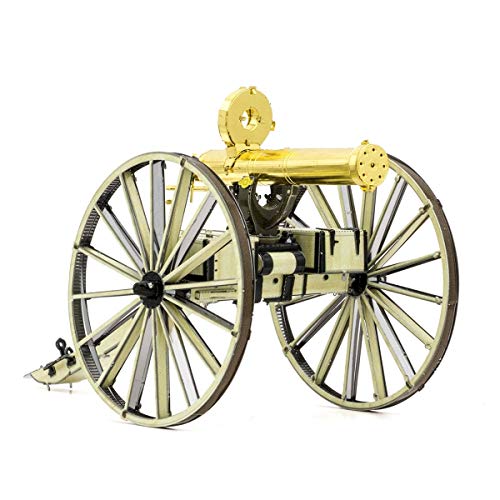 Fascinations Metal Earth Wild West Gatling Gun 3D Metal Model Kit ...