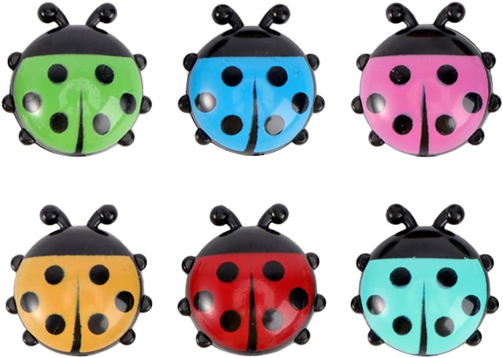 Amazon.com: JJJ 6 Pcs Ladybug Refrigerator Magnets - Cute and Colorful ...