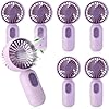 Amazon.com: Rossesay 6 Pcs Mini Portable Fan Bulk Cute Handheld ...
