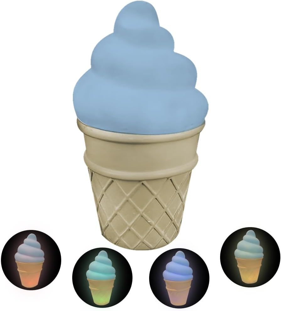 Amazon.com: 2 Pcs Ice Cream Valentine Romance Atmosphere Light Wooden ...