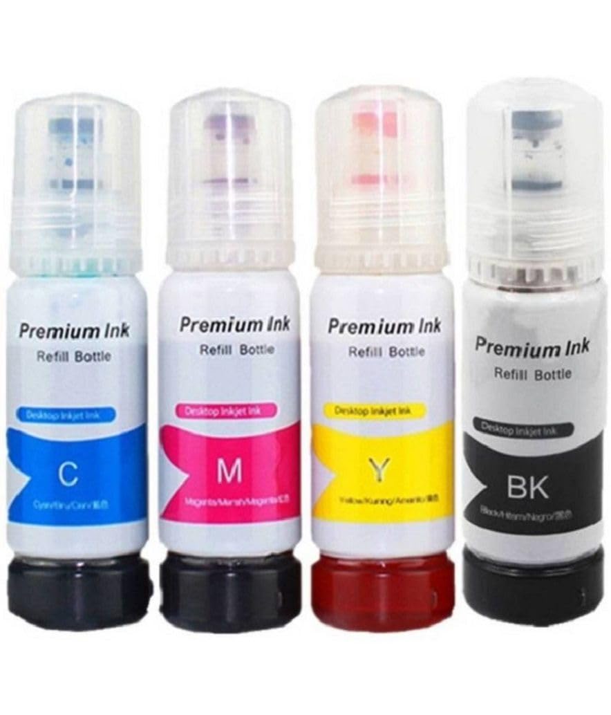Wiofy 003 L3110 Ink Multicolor Pack of 4 Cartridge for Compatible Epson ...