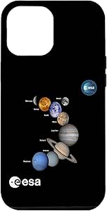 Amazon.com: iPhone 13 Pro Max ESA Solar System Planets Logo Case : Cell ...