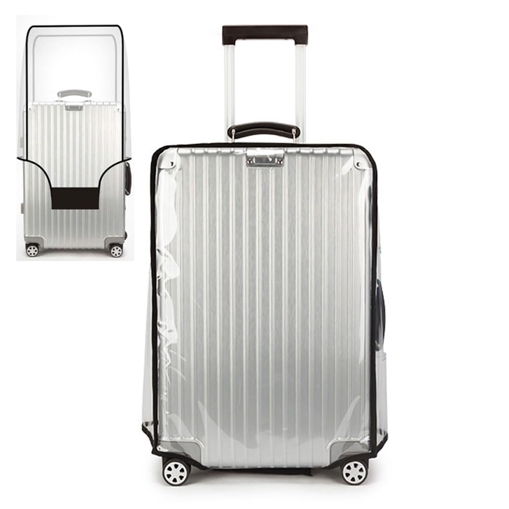 Amazon.com | MosaiRudo Clear PVC Luggage Cover Protectors Transparent ...