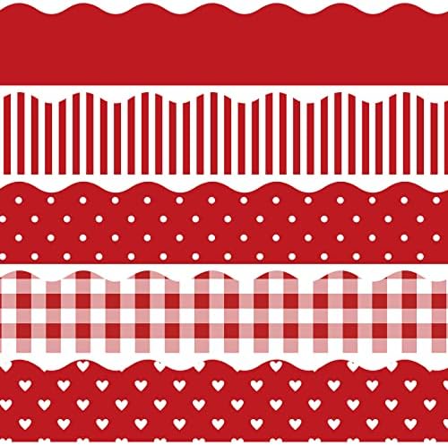 Amazon.com: Whaline 69 Feet Valentine's Day Bulletin Board Borders 5 ...