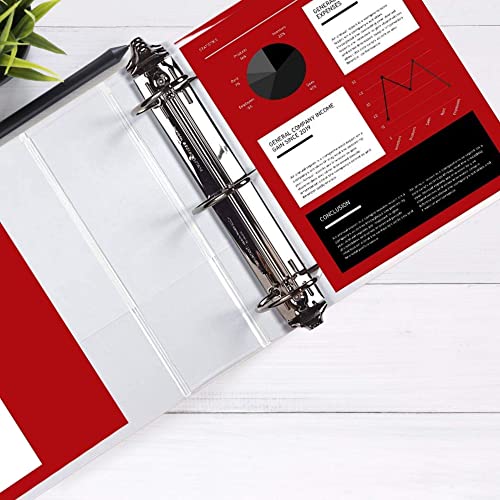 Snapklik.com : 3 Ring Binder, Professional Angle D Ring Binder 4 Inch ...