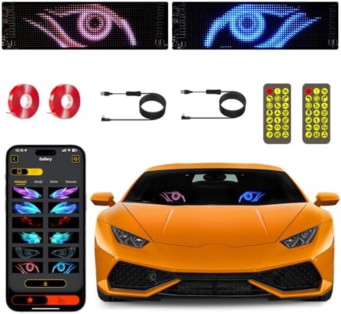 Amazon.com: Super RGB Scrolling LED Sign, (2PCS) 13.7"x4" Programmable ...