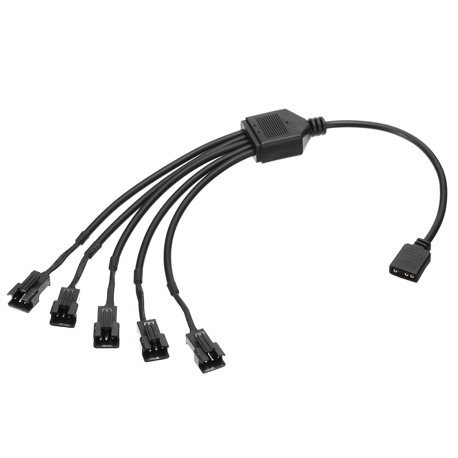 Amazon.com: PATIKIL 5V 3 Pin Splitter Cable, PWM Fans RGB Power Cord ...