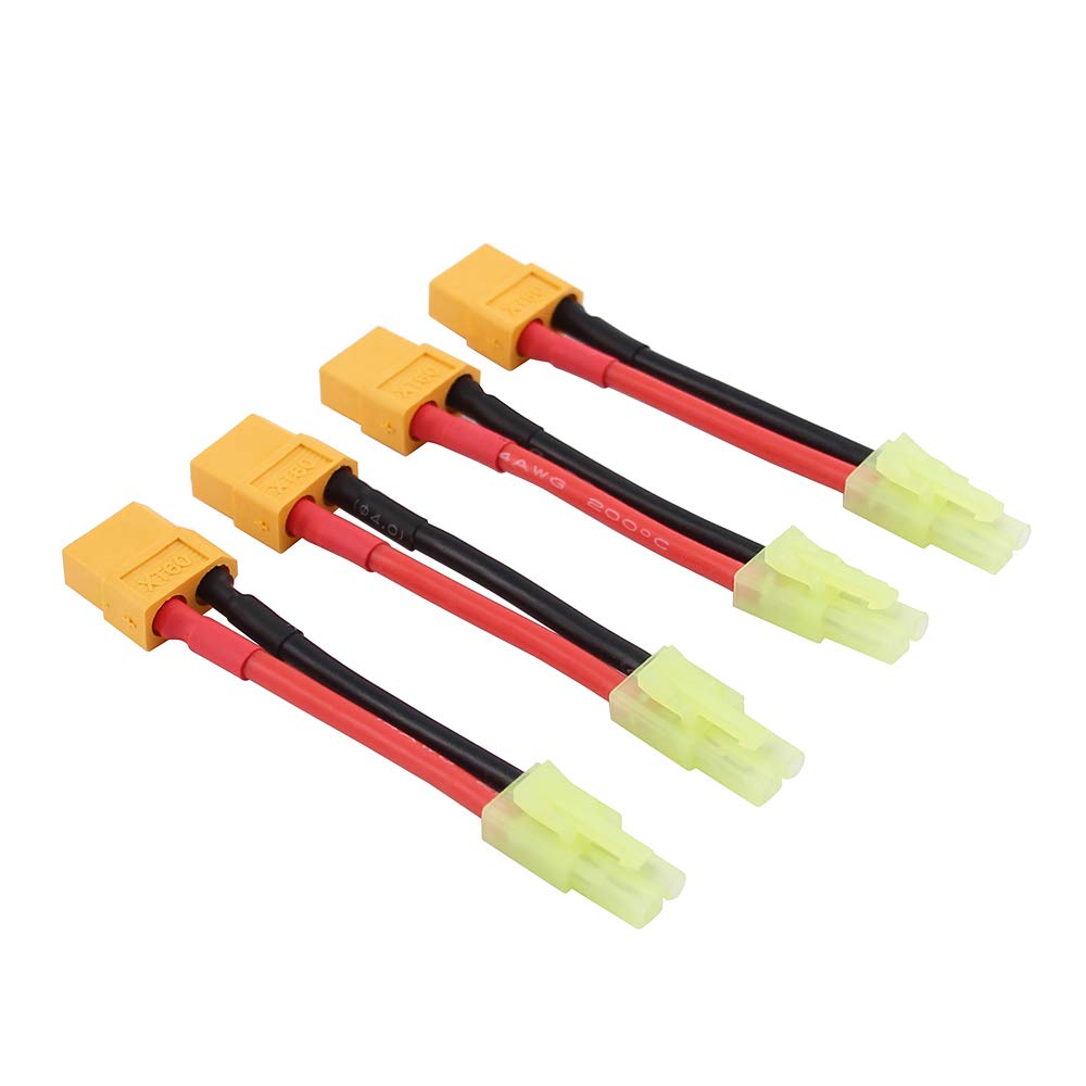 Amazon.com: OliRC 4pcs XT-60 XT60 Female to plug for Micro Mini-Tamiya ...