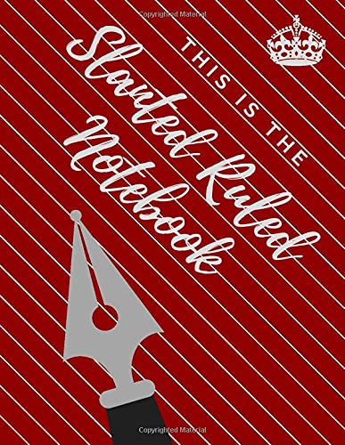 Slanted Ruled Notebook: caligraphy kits for beginners, left handed ...