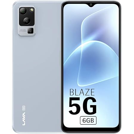 Lava Blaze 5G (Glass Blue, 6GB RAM, UFS 2.2 128GB Storage) | 5G Ready ...