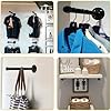 Amazon.com: Pintuson 6 Pcs Industrial Pipe Clothes Bar 10 Inch - Wall ...