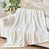 Amazon.com: NEWCOSPLAY Super Soft Twin Blanket Off White Love Premium Silky Flannel Fleece 3D ...