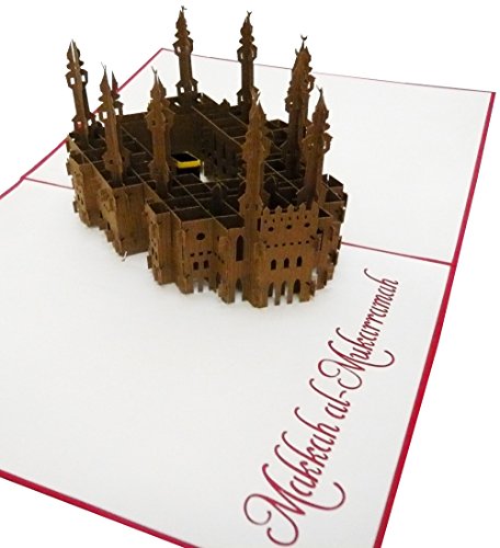 Buy LIN - Pop Up 3D Greeting Card as a gift card for the Hajj, Main ...