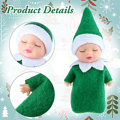 Snapklik.com : 18 Pieces Tiny Elf Doll Twins Set, 6 Christmas Elves 6 ...