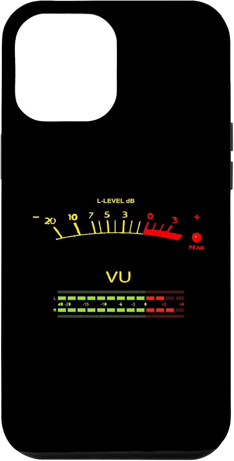 Amazon.com: iPhone 13 Pro Max Retro VU Meter Vintage Hi-Fi Audio Stereo ...
