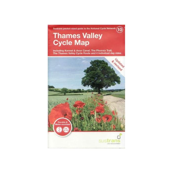 Buy Thames Valley Cycle Map: Including Kennet & Avon Canal, The Phoenix ...