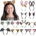 Amazon.com: 12 Pack Plush Animal Headbands for Party Favor, Jungle ...