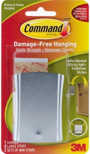 Command 17048-ES Metal Universal Picture Hanger - Damage Free Hanging ...