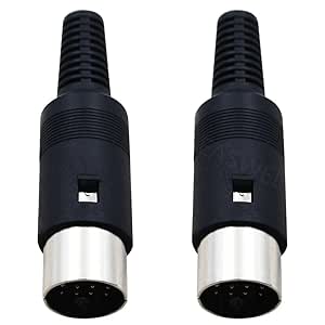 Amazon.com: 2x Din plug 13 pin male inline audio adapter connector Fit for atari st kenwood icVG ...