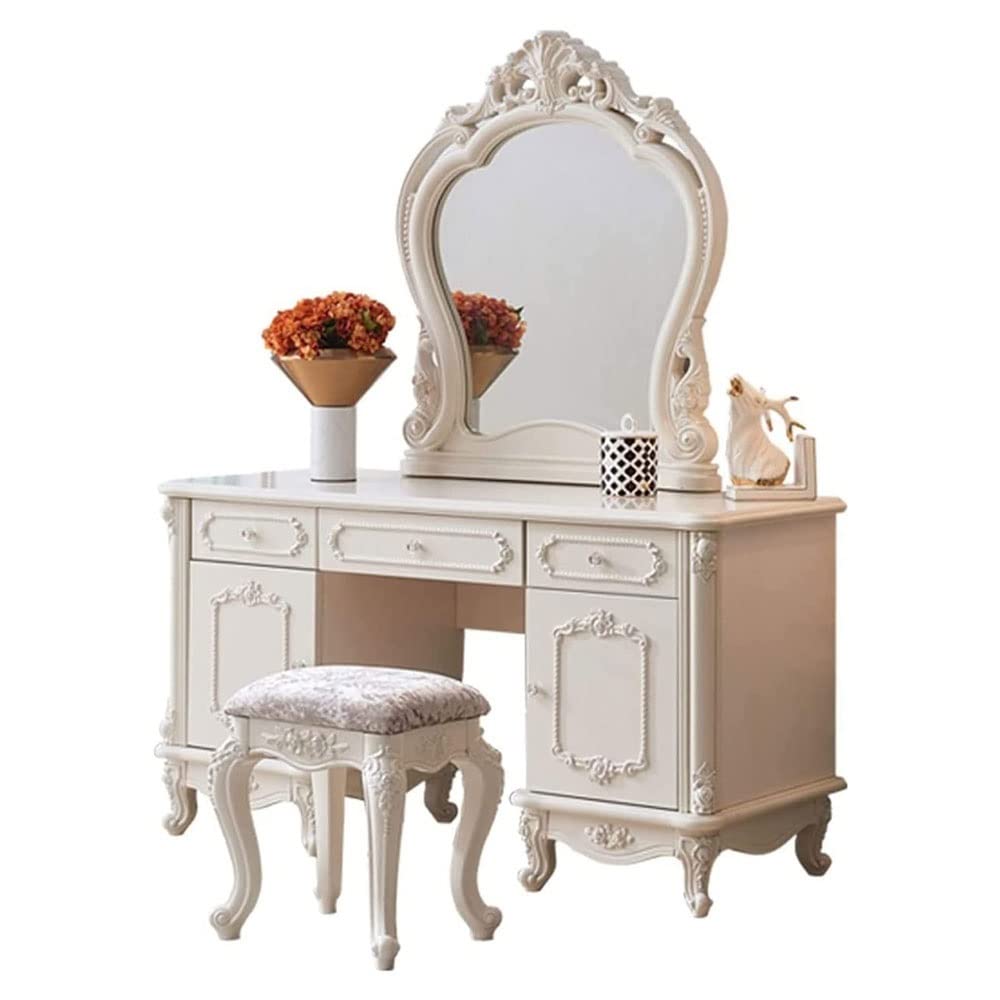 Buy Vanity Set, Dressing Table Set with Mirror, Dressing Table with ...