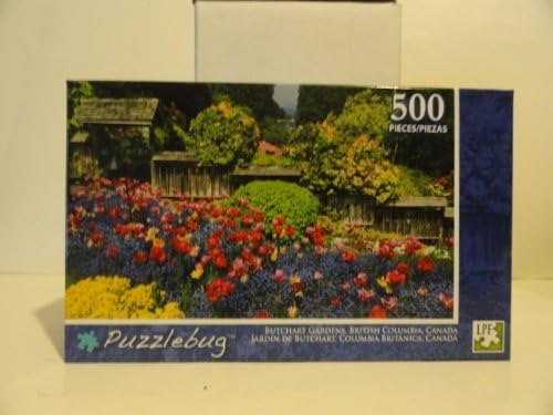 Amazon.com: Puzzlebug 500 Piece Puzzle ~ Butchart Gardens, British ...
