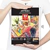 Arteza Watercolour Paper Pad, 2 Pack, 64 Sheets, 22.9 x 30.5 cm, 300gsm ...