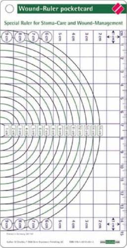 Wound - Ruler Pocketcard: Special Ruler for Stoma-Care and Wound ...