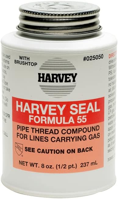 Harvey 25050 Oatey 0 Multi-Purpose Pipe Thread Compound, 8 Oz, Brush ...