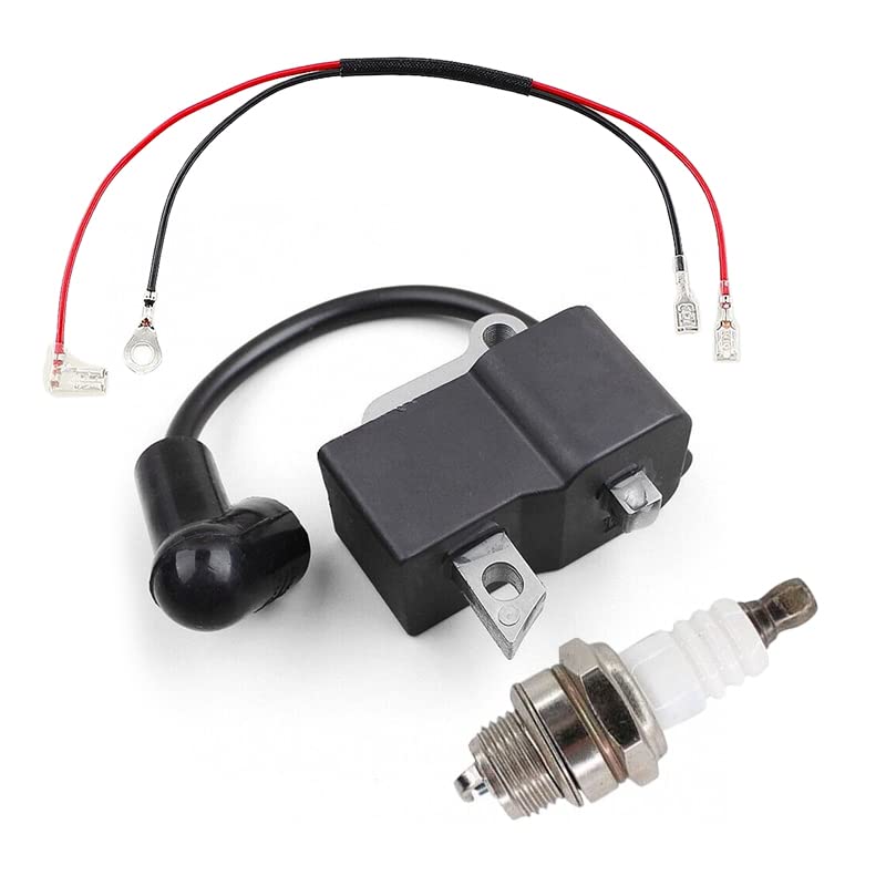 Chainsaw Ignition Coil ZAMDOE Ignition Module Coil With Spark Plug For ...