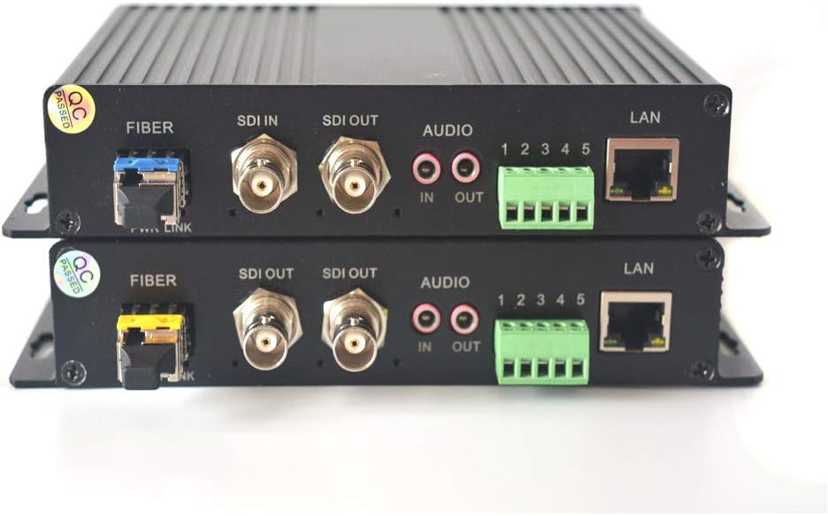 Amazon.com: Primeda-tronic 3G SDI,Ethernet Over Fiber Optic Media ...