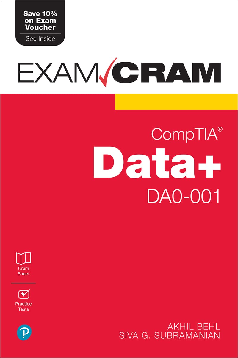 Amazon.com: CompTIA Data+ DA0-001 Exam Cram eBook : Behl, Akhil ...