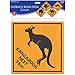 Amazon.com: Beistle 54306 Outback Road Sign Cutouts-4 Pcs, 14'' 13'' .1 ...