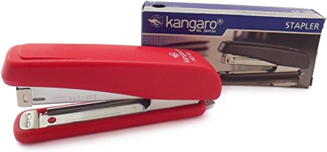 Amazon.com : Kangaro Stapler (384556 HS-10H) - Red : Office Products
