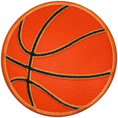 Amazon.com: 4PCS Basketball Patch, 3" Basketball Iron on/Sew on Patches ...