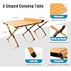 Amazon.com: rollingsurfer Folding Camping Table, Lightweight Roll-Up ...