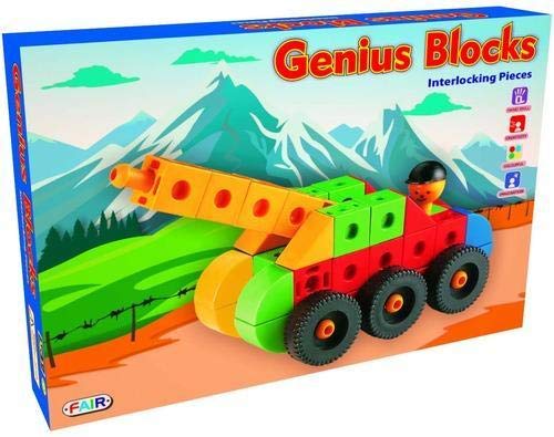 Genius Blocks Educational Creative Building Blocks : Amazon.in: Toys ...
