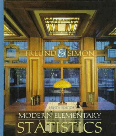 Amazon.com: Modern Elementary Statistics: 9780138582913: Freund, John E ...