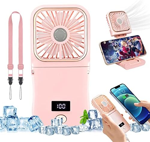 Amazon.com: Portable Mini Fan, 3000mAh Battery Operated Fan, 3 Speeds ...
