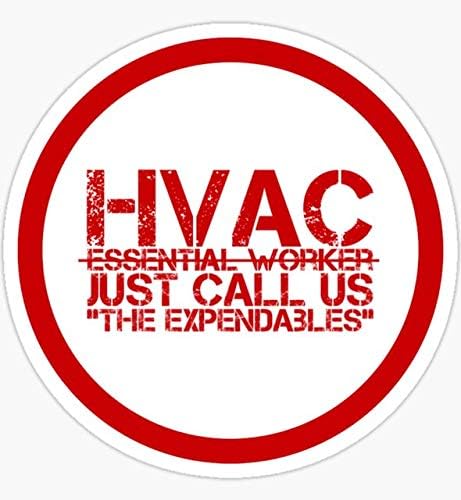 Amazon.com - HVAC Essential Worker Expendables - Sticker - DIe Cut ...